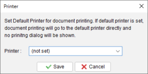 Default Printer - Quick Receipt Help Center